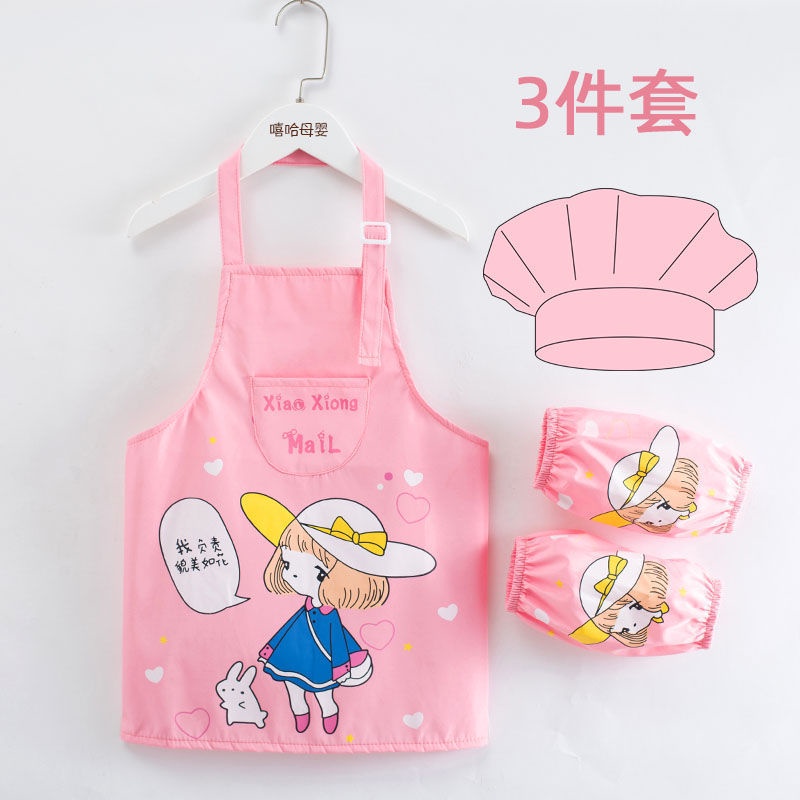 Apron for Art Cartoon Dinosaur Apron Children Baking Apron Waterproof ...