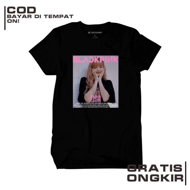 Blackpink LISA T-Shirt | Lisa BLACKPINK T-Shirt | Lisa BLACKPINK ...