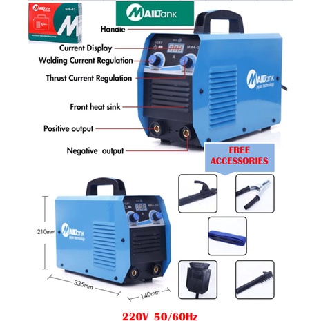 MAILTANK MMA-305 IGBT INVERTER WELDING MACHINE JAPAN TECHNOLOGY WELDING ...