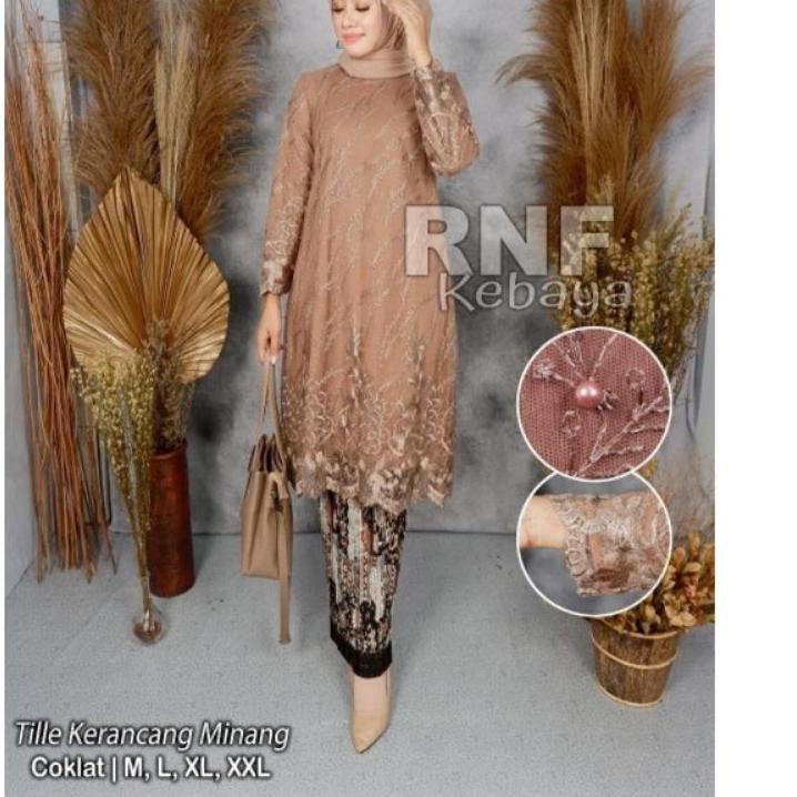 Latest.. Kerancang Tunic Kebaya / Youth Kebaya / Modern Kebaya / Shawl ...