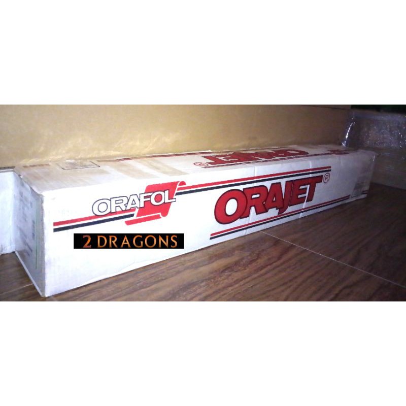 4.5 Feet Orajet 3164XG-010 Printable Vinyl Sticker Roll White Glossy ...