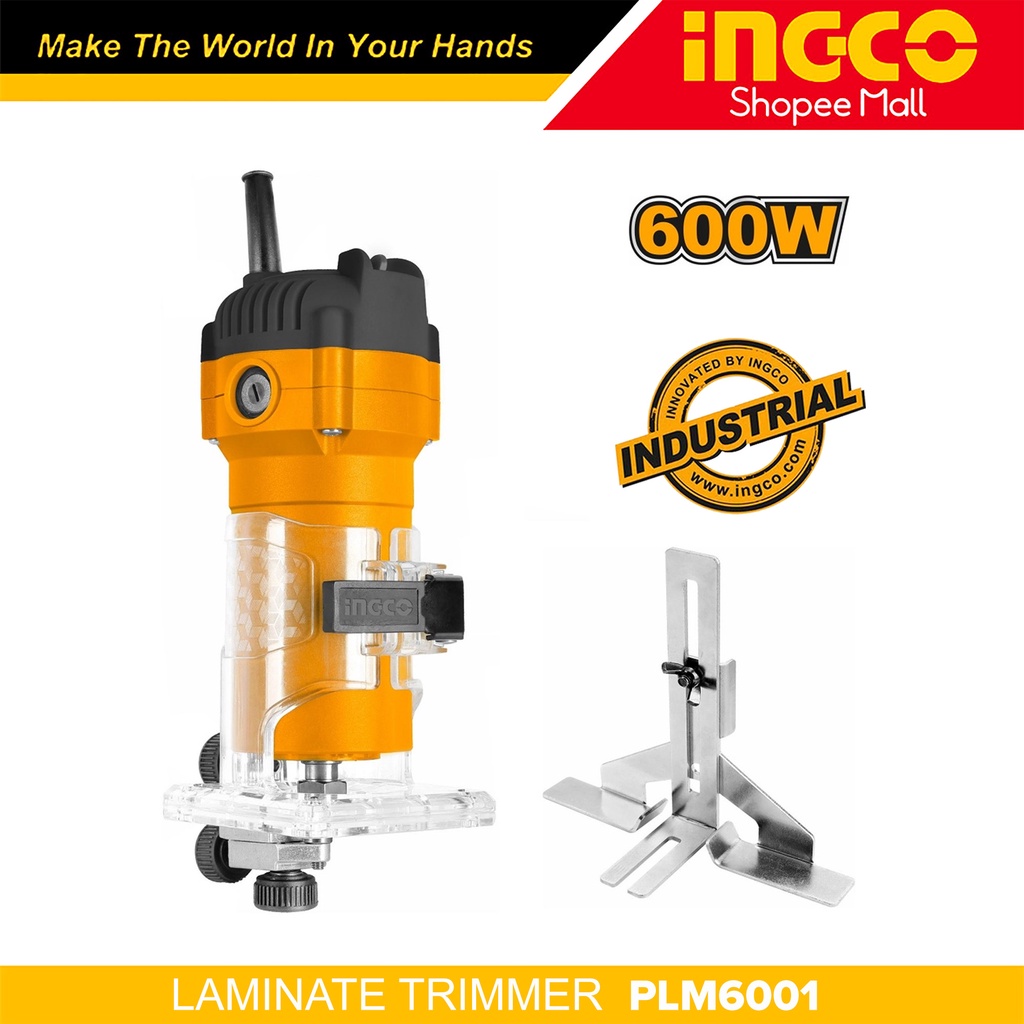 INGCO PLM6001 | PLM5002 Laminate Palm Router Trimmer 1/4-Inch Ipt ...