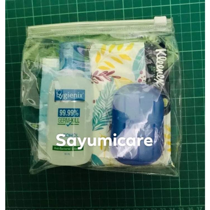 Hygiene Kit 9 in1 New Normal alcohol / facial tissue / sanitizer ...