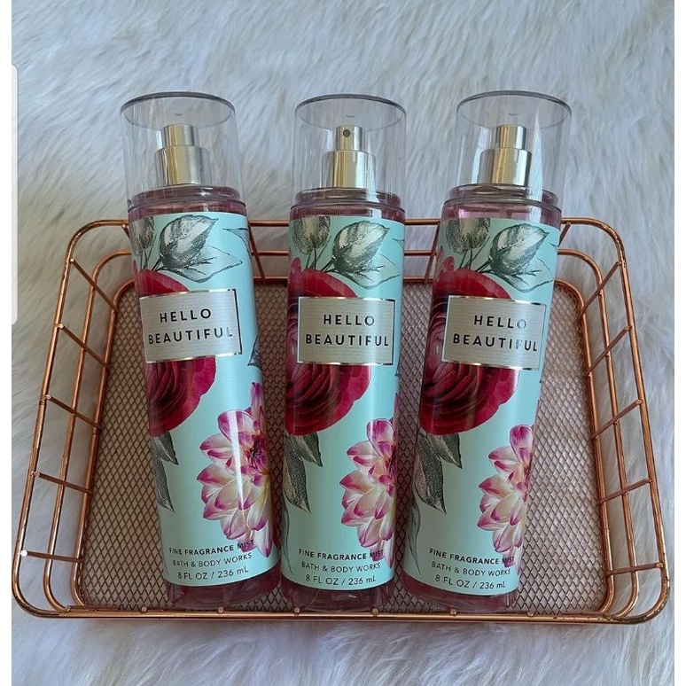 Bath & Body Works Hello Beautiful Fine Fragrance Mist 236ml | Shopee Philippines