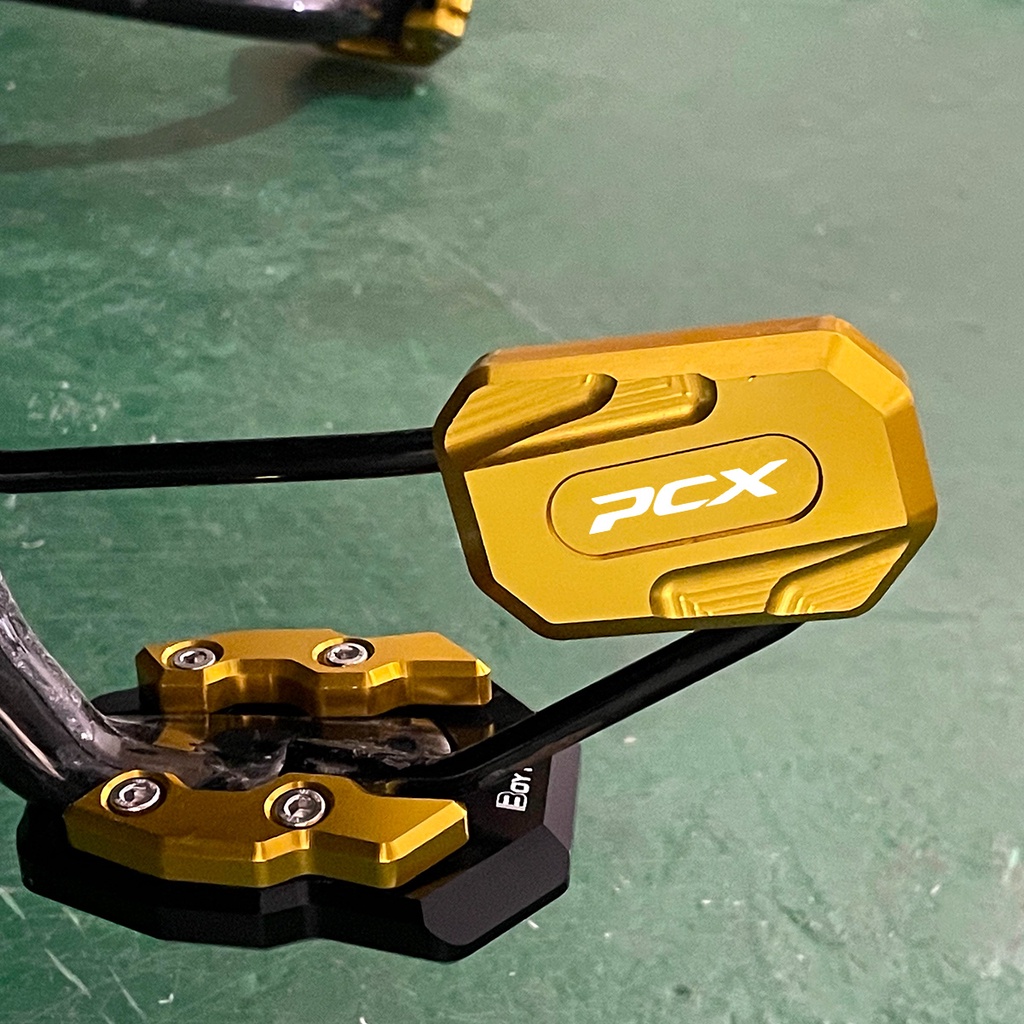 【SEMSPEED】 Motorcycle CNC Side Foot Stand Kickstand Support Plate With ...