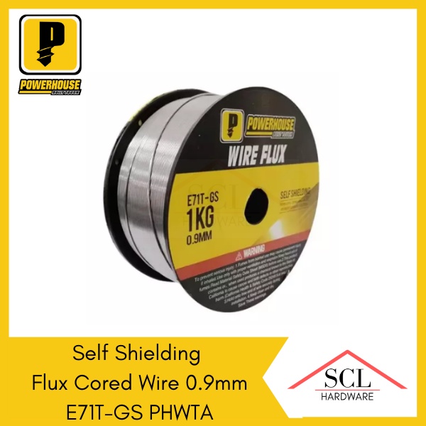 POWERHOUSE Self Shield Flux Cored Wire Steel Migweld Gasless 0.9mm E71T ...