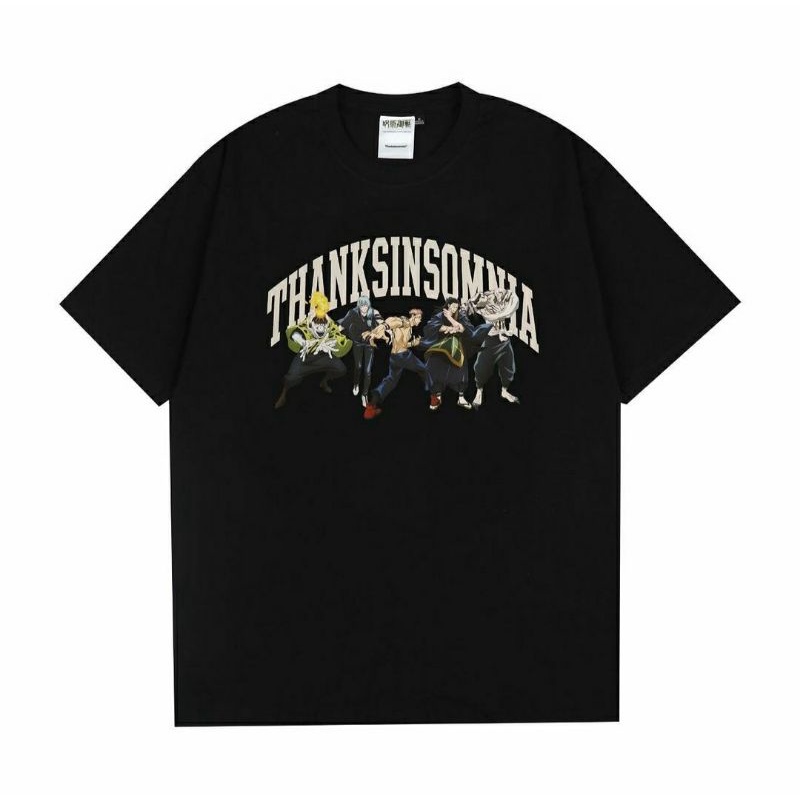 Thanksinsomnia T-shirt Jujutsu Kaisen "Gruska Villain" Black | Shopee ...