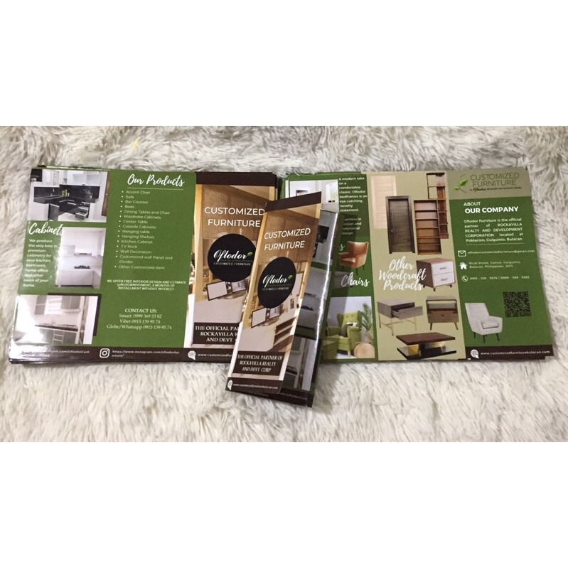 Flyers/brochure Trifold Printing Glossy | Shopee Philippines