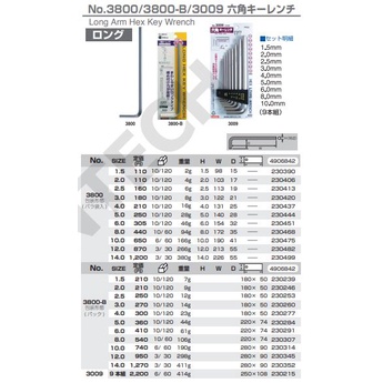 MADE IN JAPAN ORIGINAL Allen Wrench Set Ballpoint or Hex Key 9PC For ...