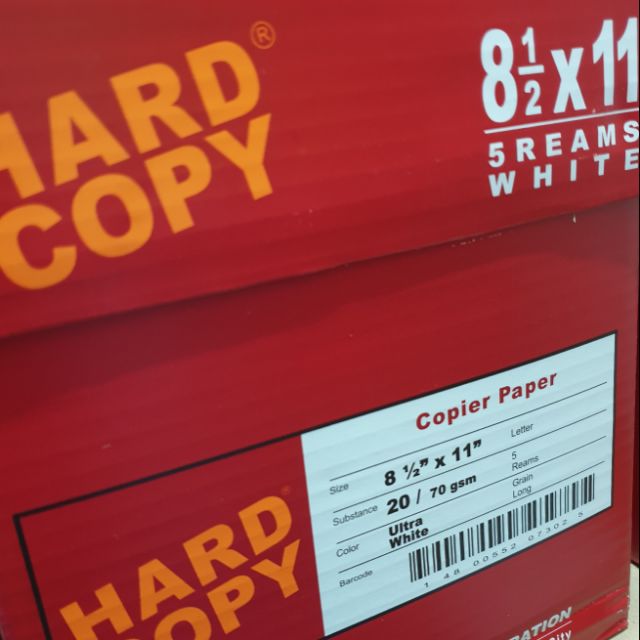 Copy Paper 70gsm 1 Ream (500 sheets) | Shopee Philippines