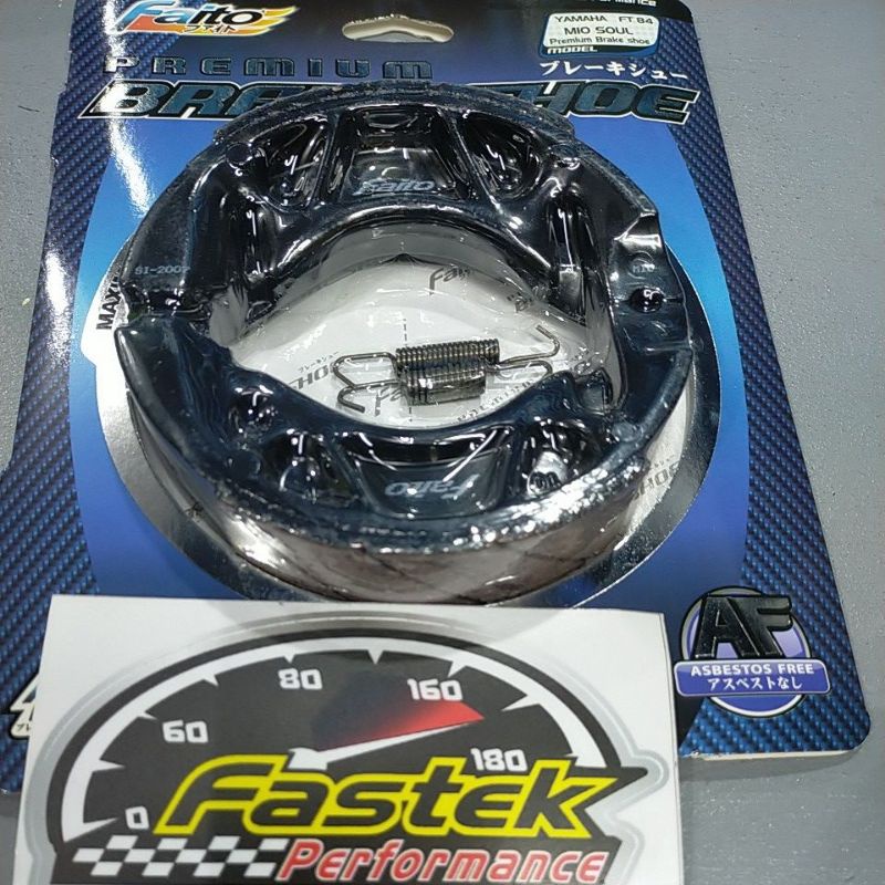 FAITO premium brake shoe (mio soul-mio sporty-aerox-m3-mxi) | Shopee ...