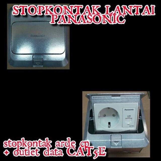 Panasonic floor socket ground data cat 5e floor socket pnasonic data ...