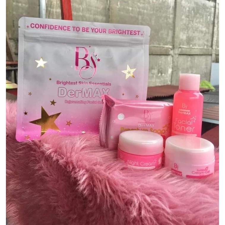 Authentic BS Brightest Skin Essentials DerMax ReJu set | Shopee Philippines