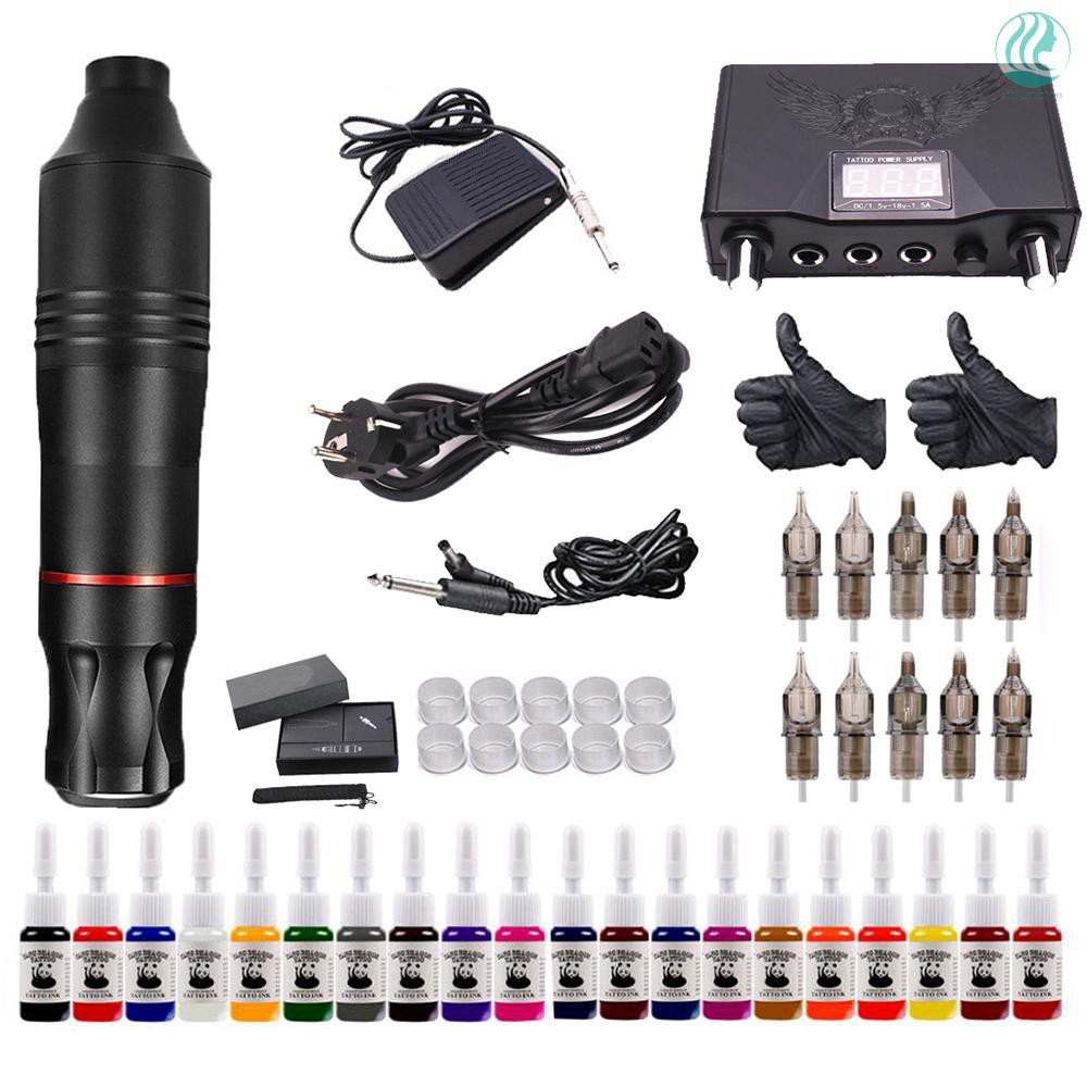 Tat-too Machine Kit for Beginners Tat-too Pen Tat-too Power Supply Tat ...