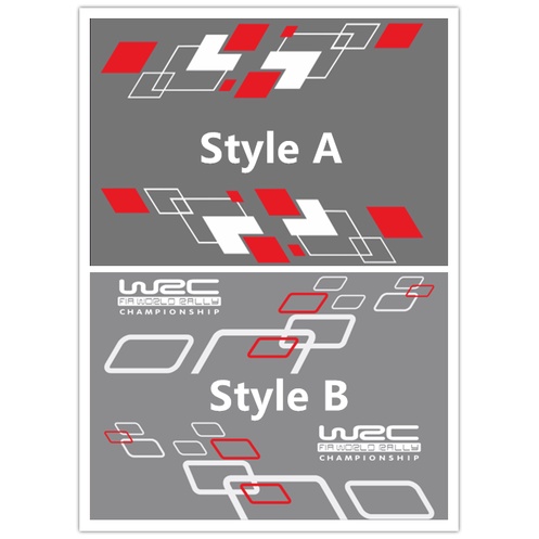 WRC Rally Car Stickers Car Decal Stickers Trend Personalized Racing ...