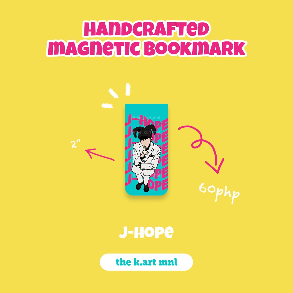 J-HOPE JACK IN THE BOX Ver. - HANDCRAFTED MAGNETIC BOOKMARK | Shopee ...