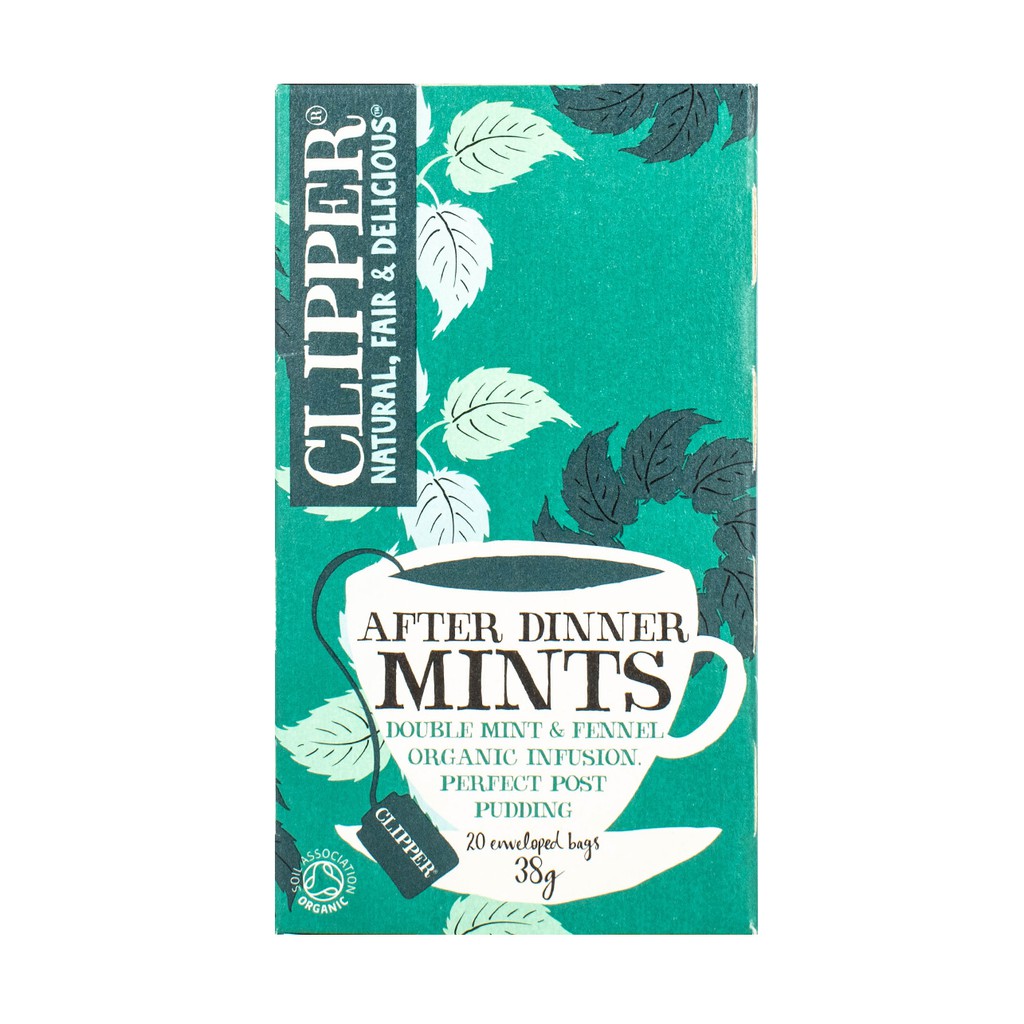 CLIPPER AFTER DINNER MINT ORGANIC TEA 20 BAGS | Shopee Philippines