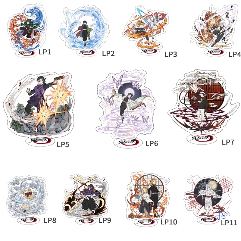 JS 15cm Anime Demon Slayer Stand Kimetsu No Yaiba Zenitsu Tanjirou ...