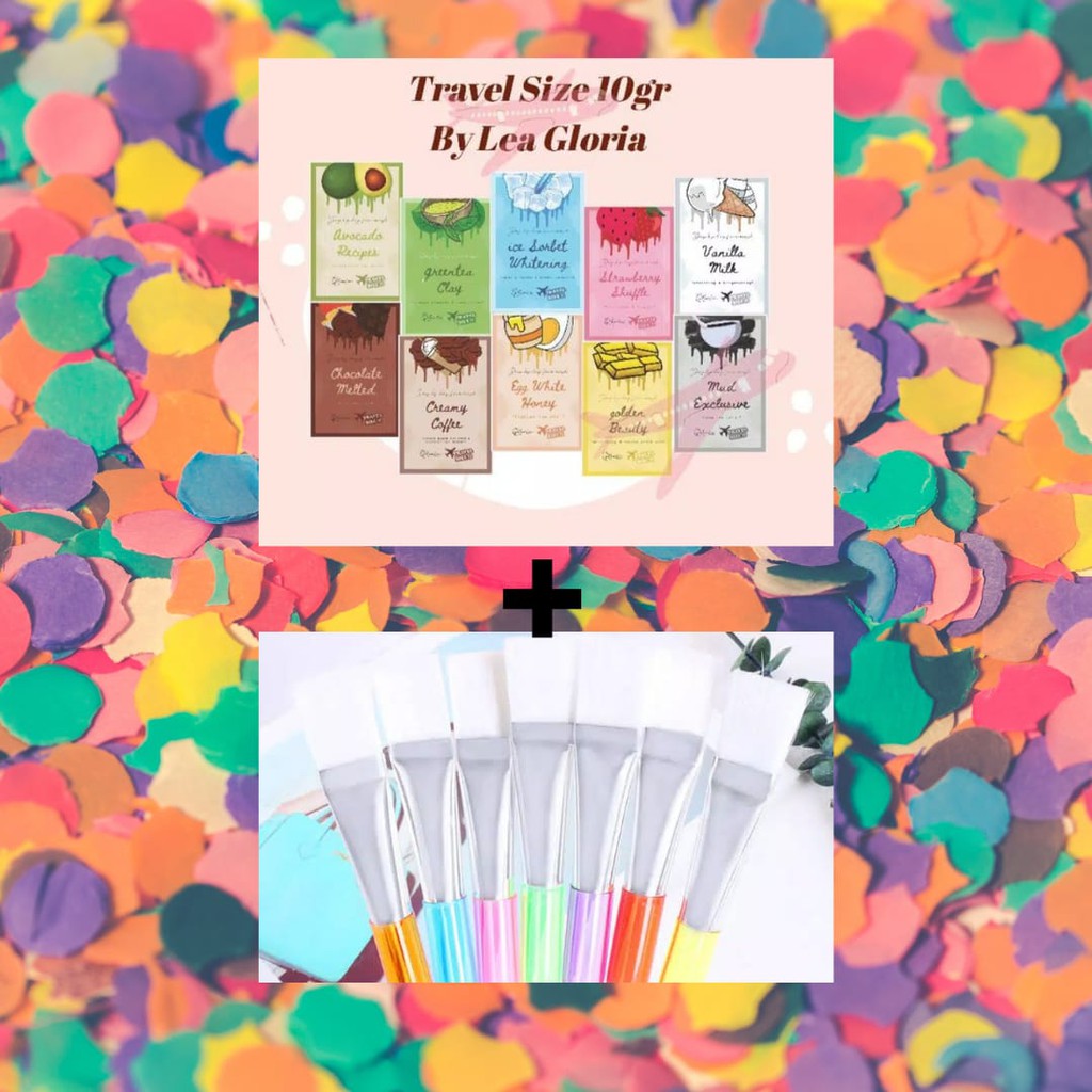 Beautiful Pahe 2 (Lea Gloria 10gr + Mask Brush) | Shopee Philippines