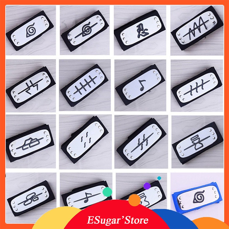 Anime Naruto Headband Bandage Kakashi Sasuke Minato Hinata Sakura Gaar ...
