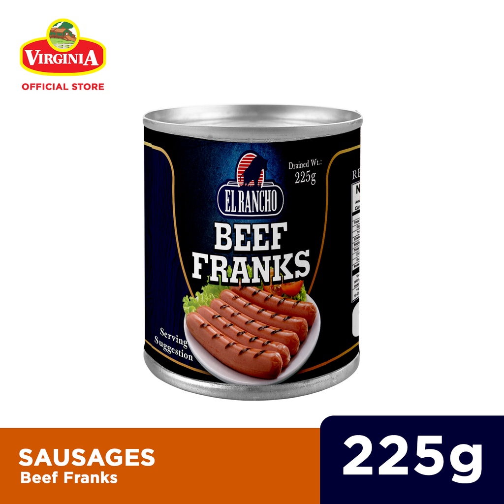 El Rancho Beef Franks 225g | Shopee Philippines