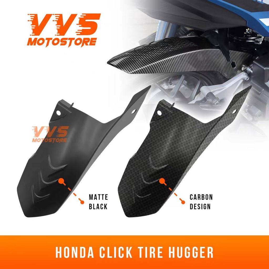 Tire hugger v2 Honda Click 125/150 Rear Tire Hugger Mud Guard | Shopee ...