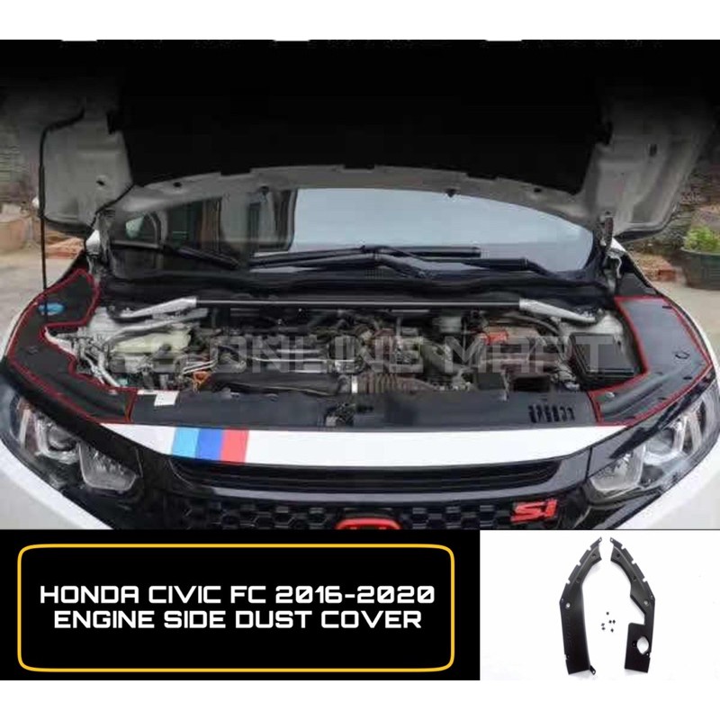 Honda Civic FC 2016-2020 ABS Engine Side Dust Cover Engine Cover ...