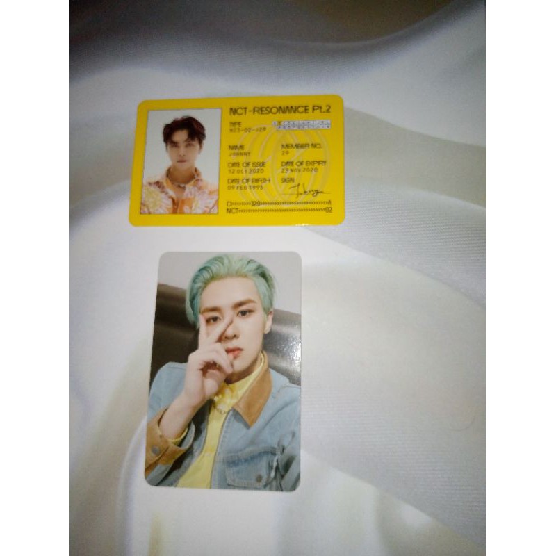 Photocard + ID Card (Kun, Johnny) | Shopee Philippines