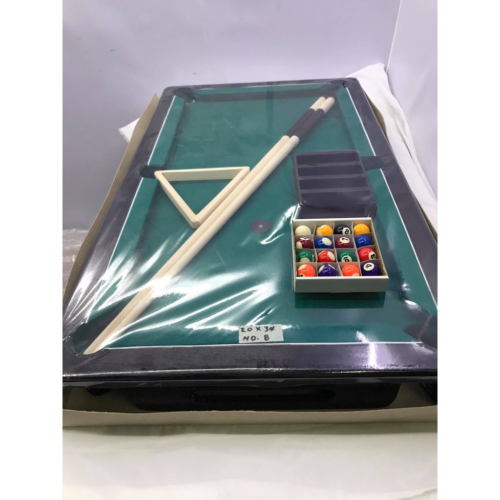 20X34 INCHES MINI BILLIARD TABLE FOR KIDS / PANG BATA NA BILYARAN 4FT ...