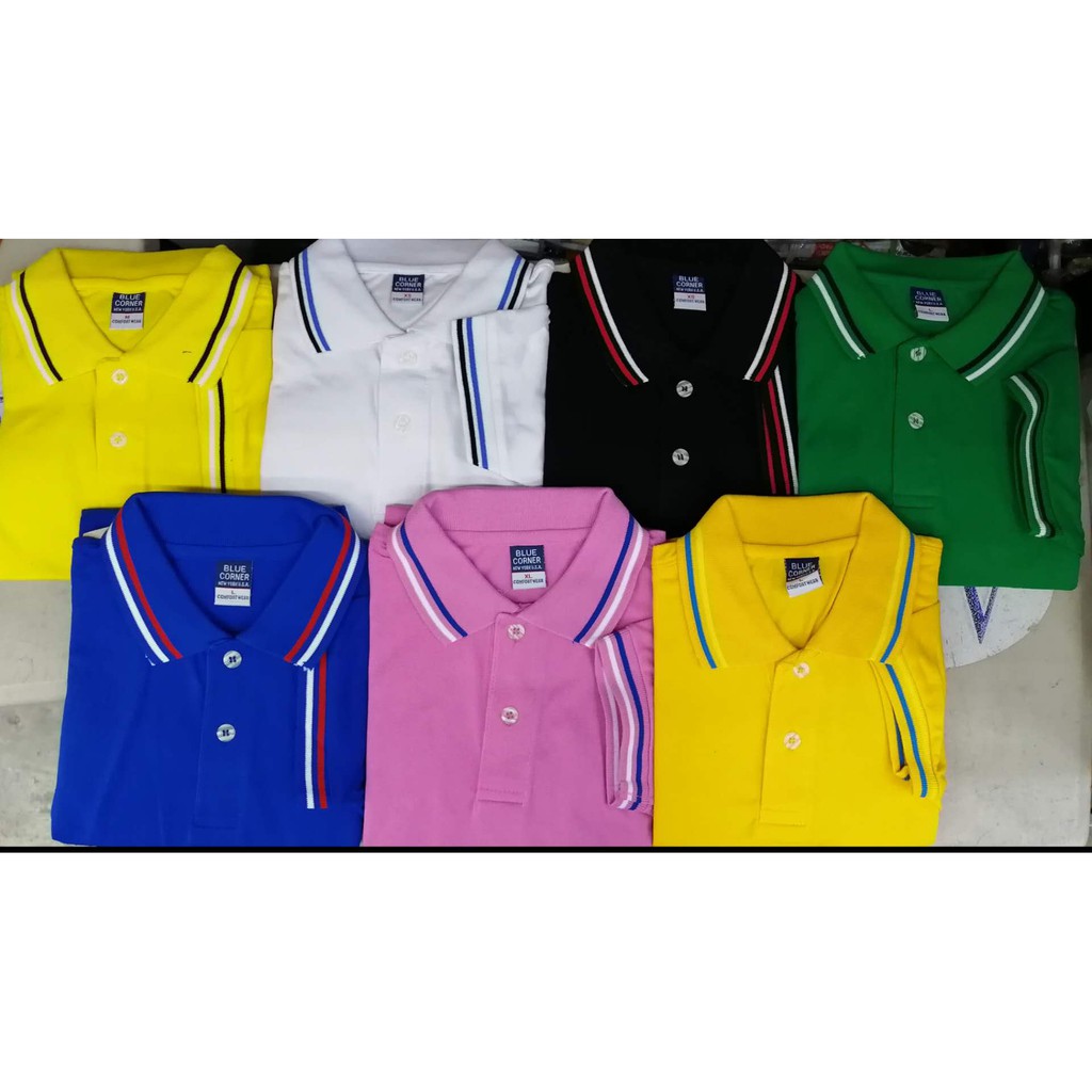 Blue Corner POLOSHIRT WITH STRIPES (LINING) STYLE #2 For Men and Women ...