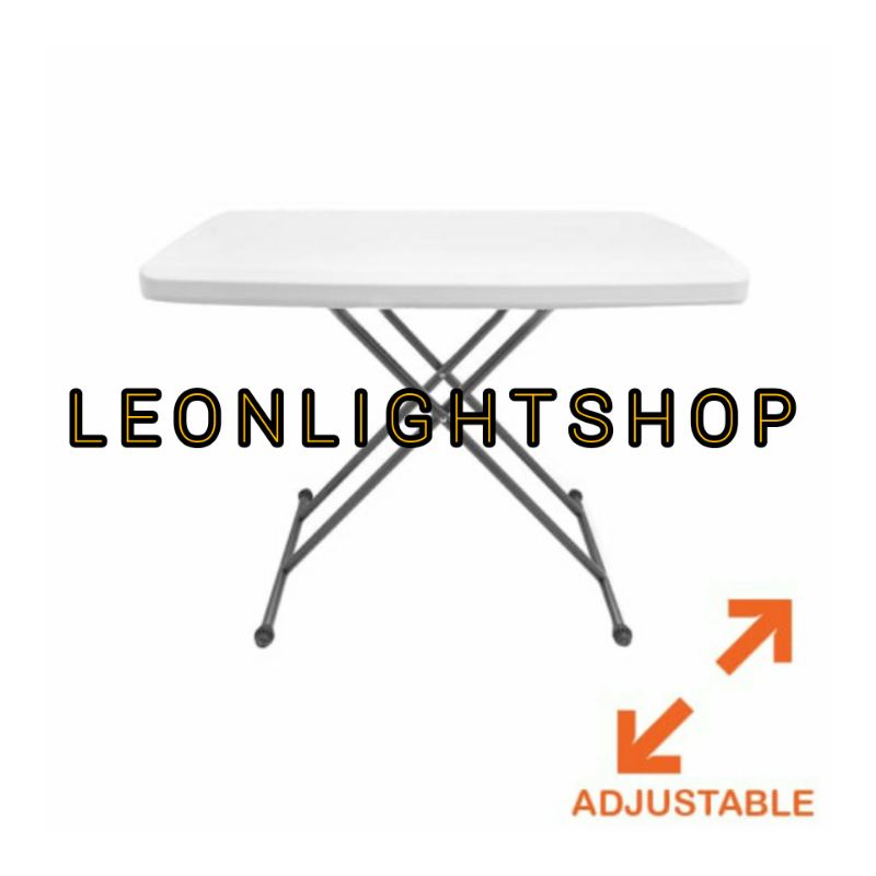 Krisbow Table Folding ADJUSTABLE Portable 76x50x30-71.5CM / ACE Folding ...