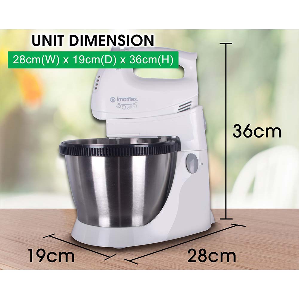 Imarflex Electric Stand Mixer IMX-300S | Shopee Philippines