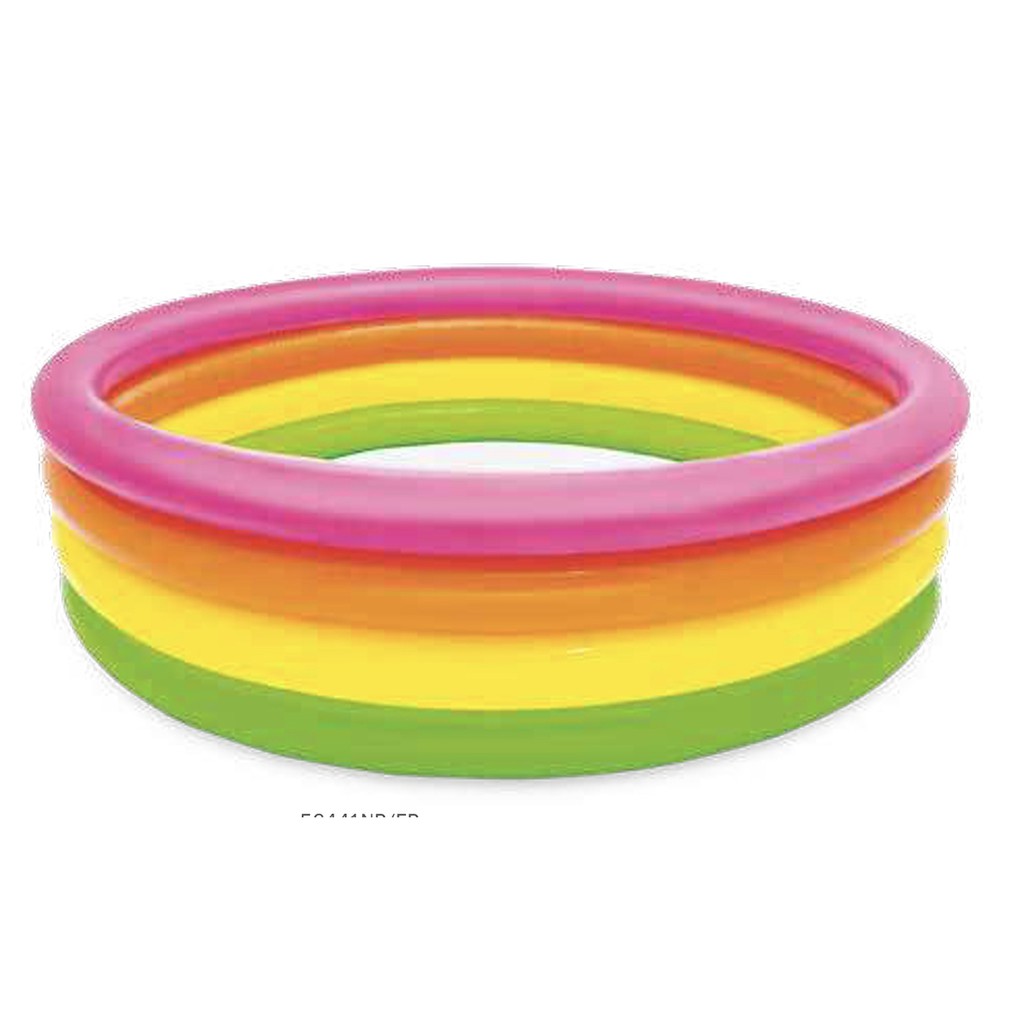 INTEX sunset glow pool 4 rings 66”x18” [MS] | Shopee Philippines