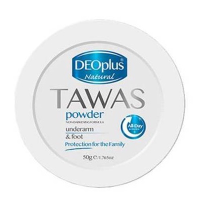 Tawas Powder Underarm & Foot 50G Protection for Family (Deoplus Natural ...