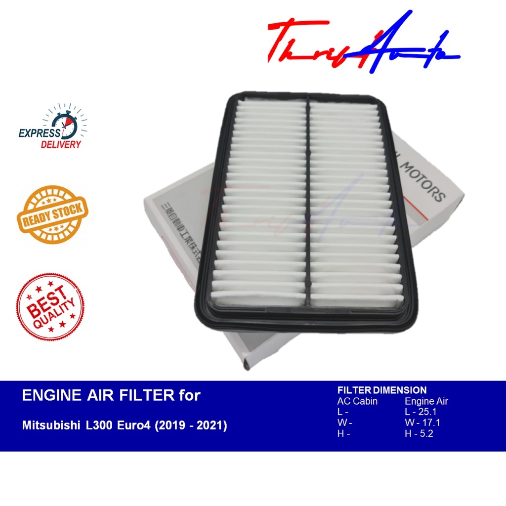 Air Filter for Mitsubishi L300 Euro4 (2019 - 2024) | Shopee Philippines