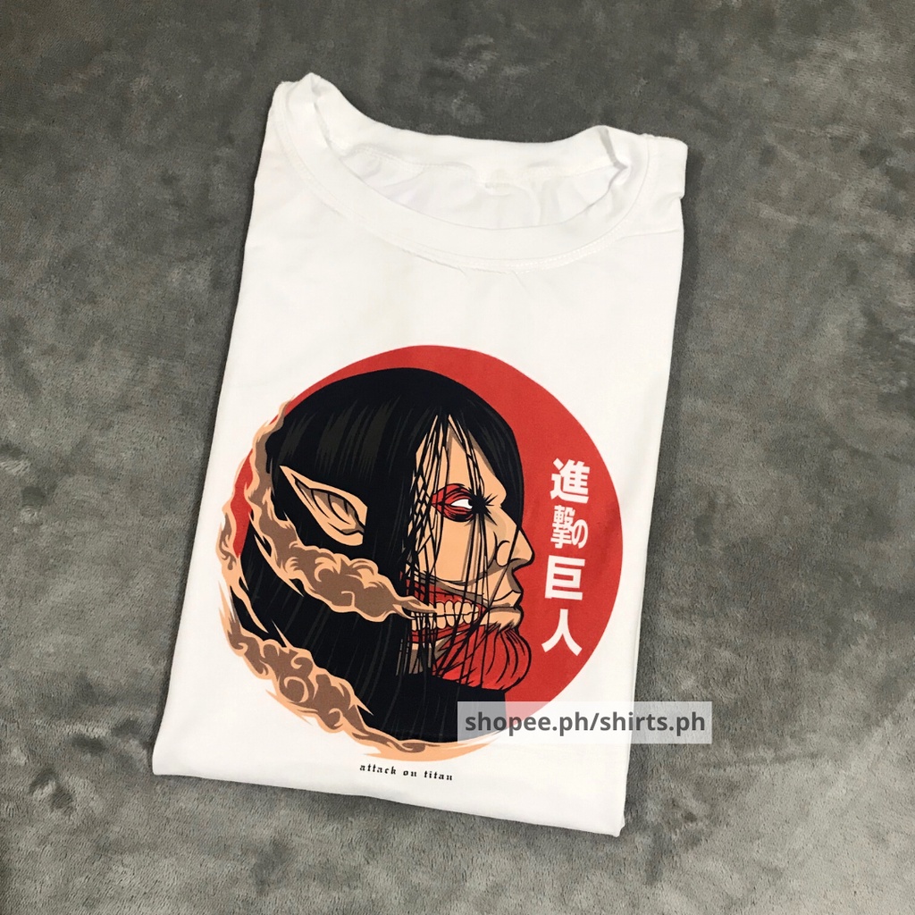Attack On Titan Eren Founding Titan Anime Shirt Tshirt For Men For