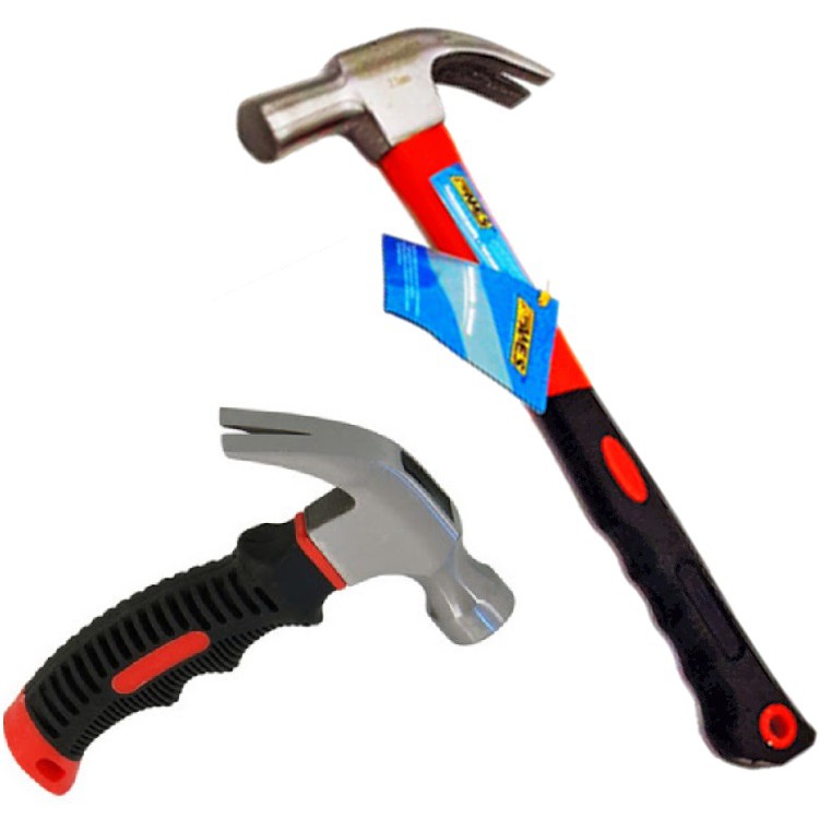 Finishing Hammer Fiberglass handle with Rubber Grip Petite or Stubby ...