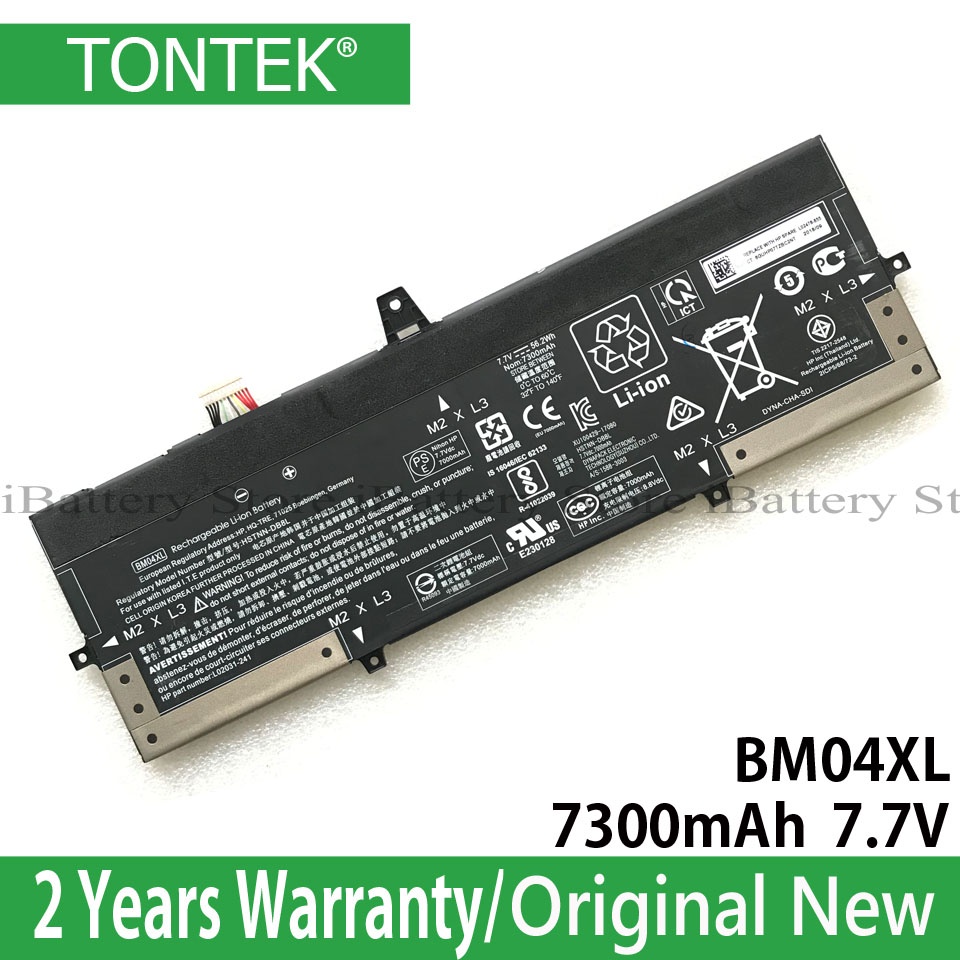 Genuine BM04XL Battery For Hp Elitebook X360 1030 G3 Series HSTNN-DB8L ...