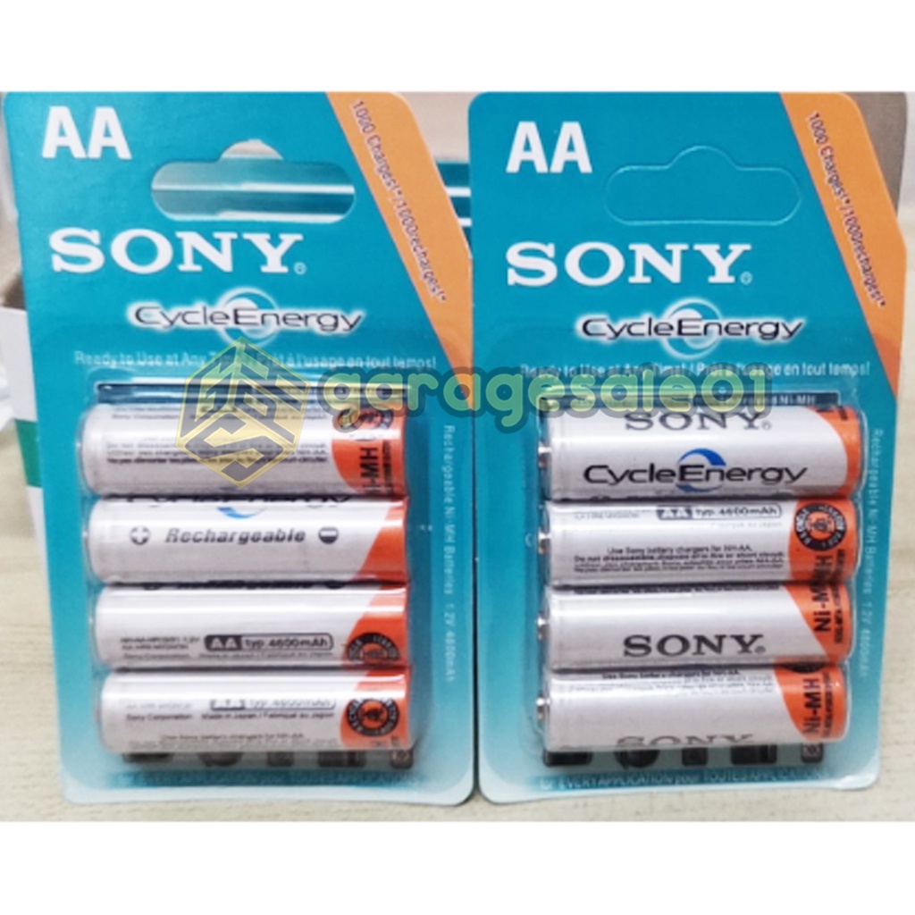 SONY Rechargeable AA/AAA Battery (4PCS IN 1CARD) | Shopee Philippines