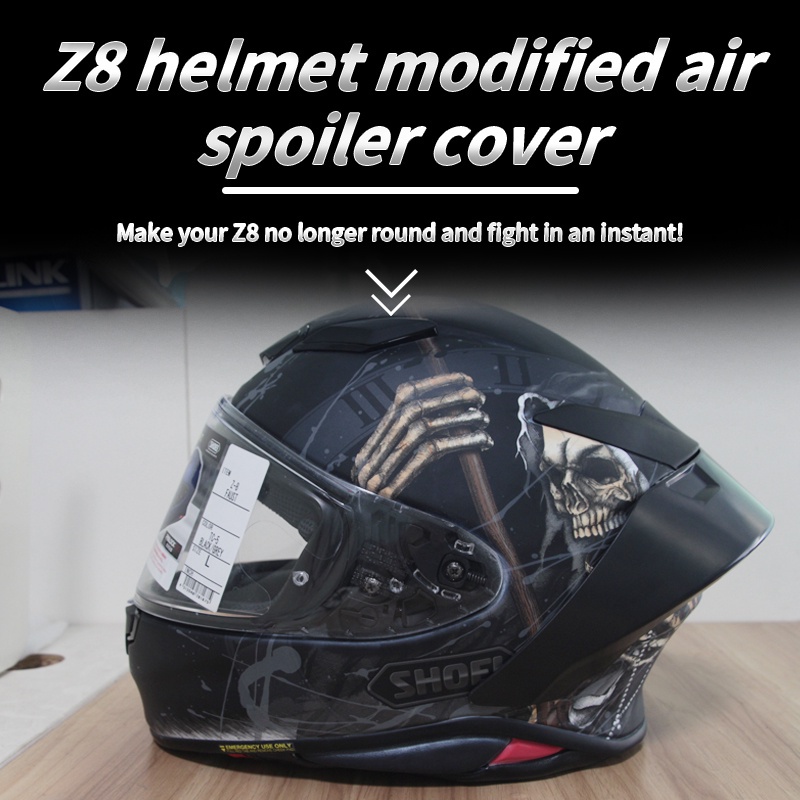 KODASKIN Motorcycle modified Carbon Rear Trim Helmet Spoiler Case For ...