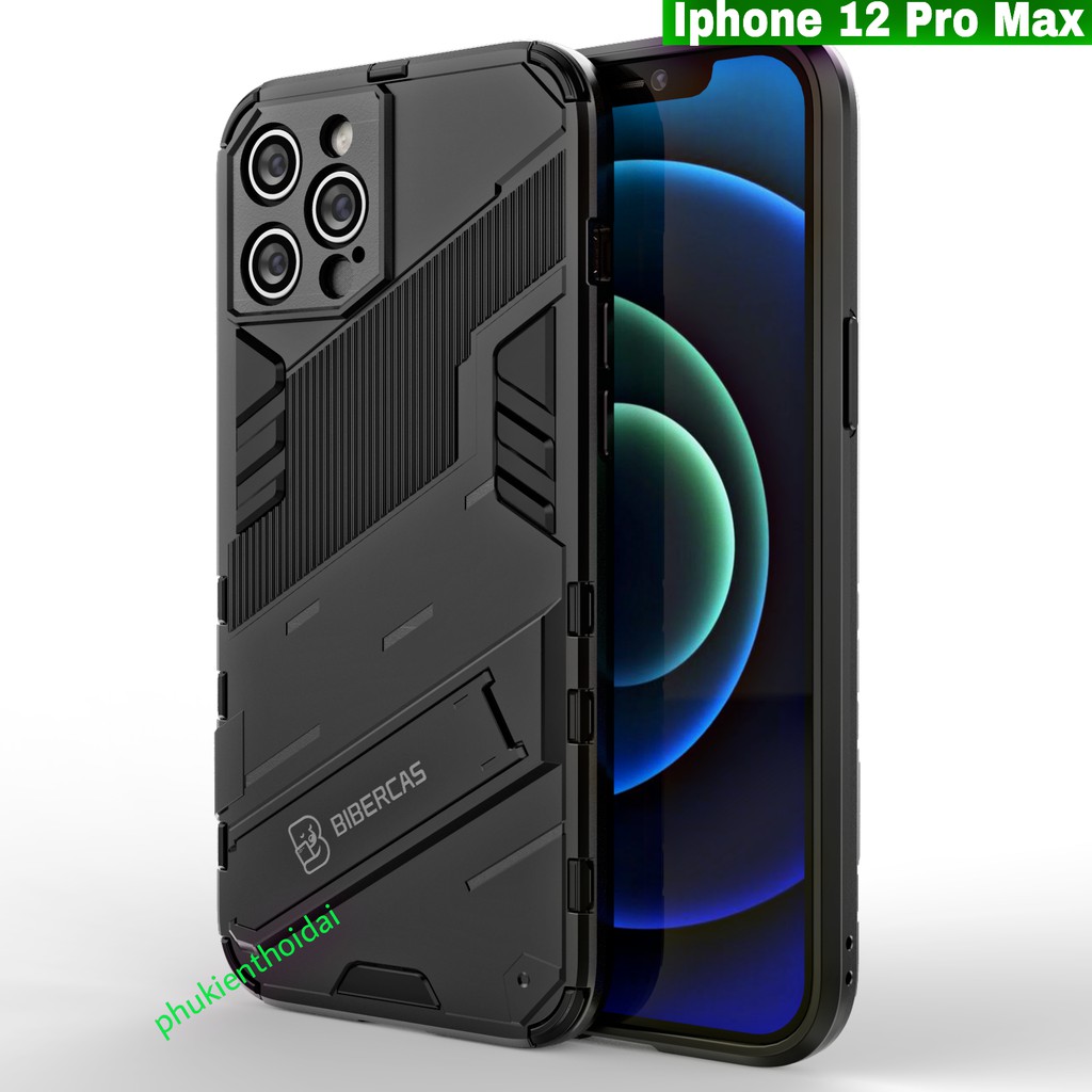 Iphone 12 Pro Max iron man ver 2 shockproof case with back support for ...