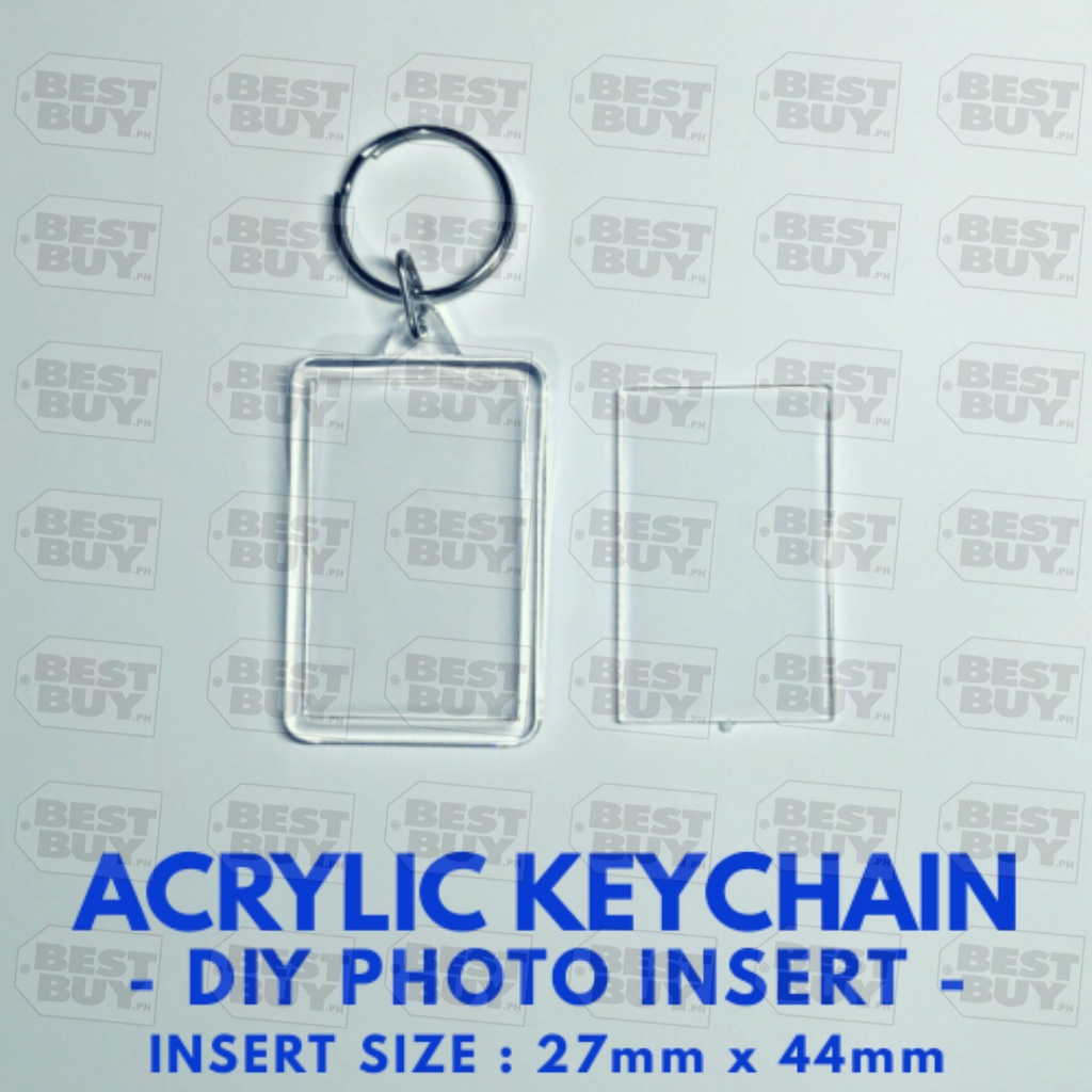 1pc. Acrylic Keychains, Magnets, Pins Photo Insert - CHEAPEST | Shopee ...