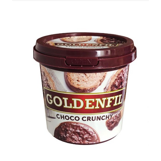 Cc12 Choco Crunchy 1kg Jam Chocolate Paste GOLDENFIL | Shopee Philippines