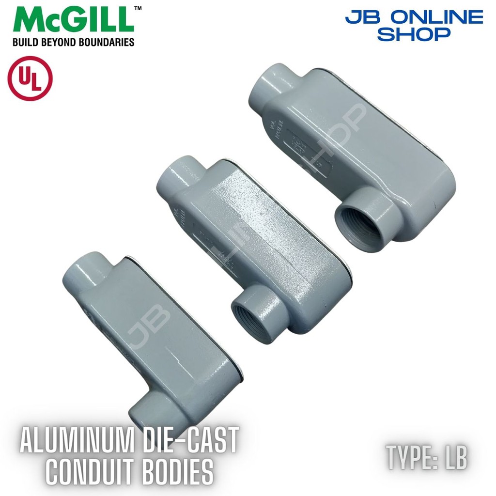 McGILL LB Conduit Body Aluminum Die-Cast UL Standard High Quality | Shopee Philippines