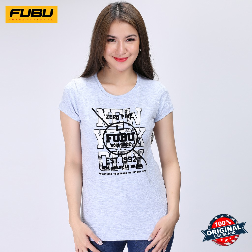 Fubu Queens RoundNeck Special Fab. ShortSleeves QGT03-0073 | Shopee ...