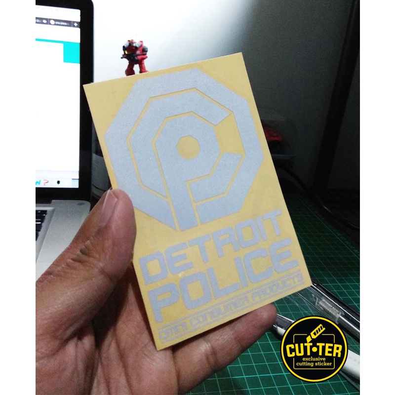 Cutting sticker DETROIT POLICE • ROBOCOP | Shopee Philippines