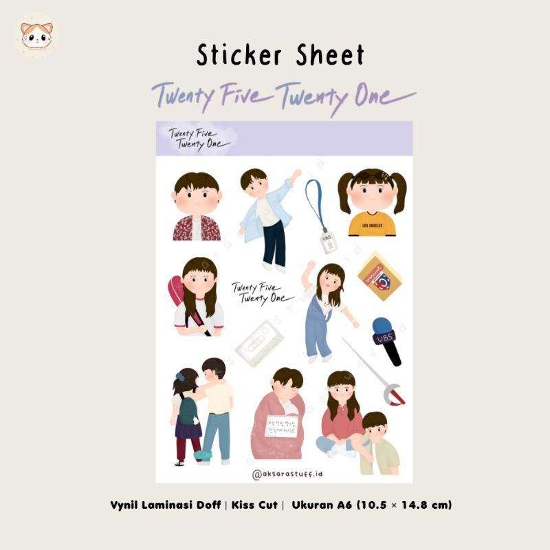 Sticker / Popad KDRAMA TWENTY FIVE TWENTY ONE 2521) | Shopee Philippines