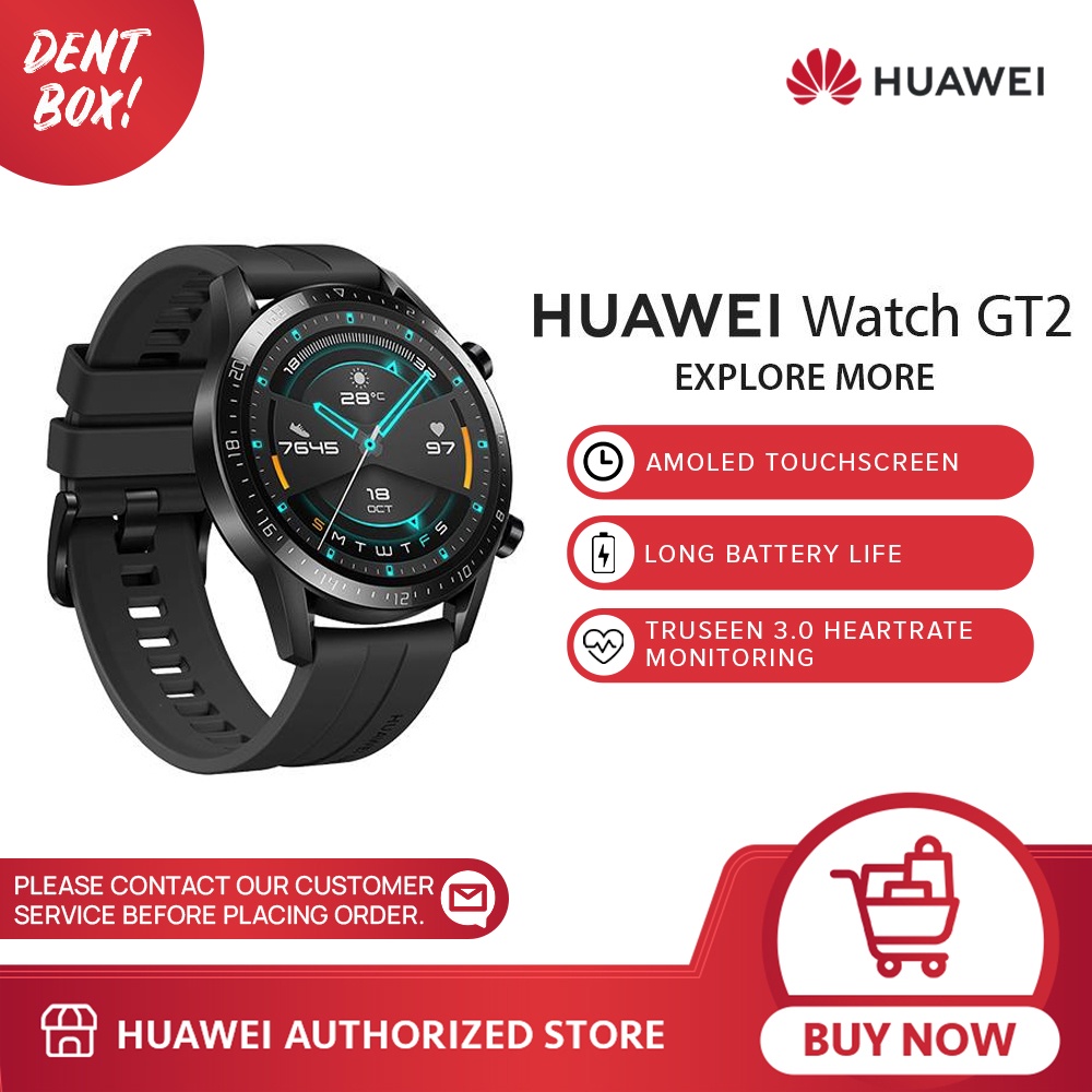 HUAWEI Watch GT 2 Smart Watch 5 ATM water-resistant 2 Weeks of Battery ...