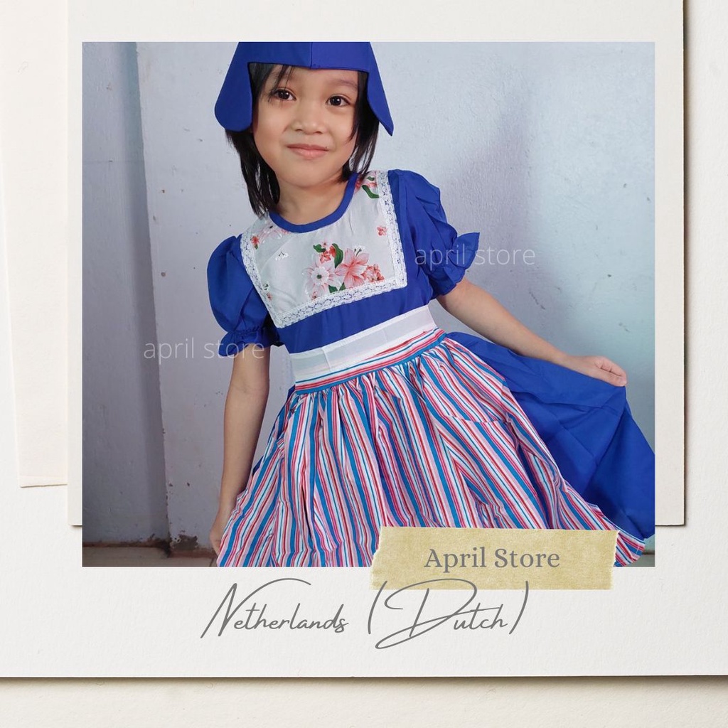 Netherlands (Dutch) United Nations Costume for Girls | April Store ...