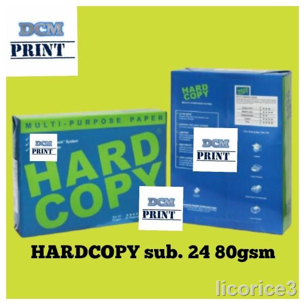 Hard Copy Hardcopy Bond Paper/ Copy Paper Sub 24/ 80GSM thick Short ...